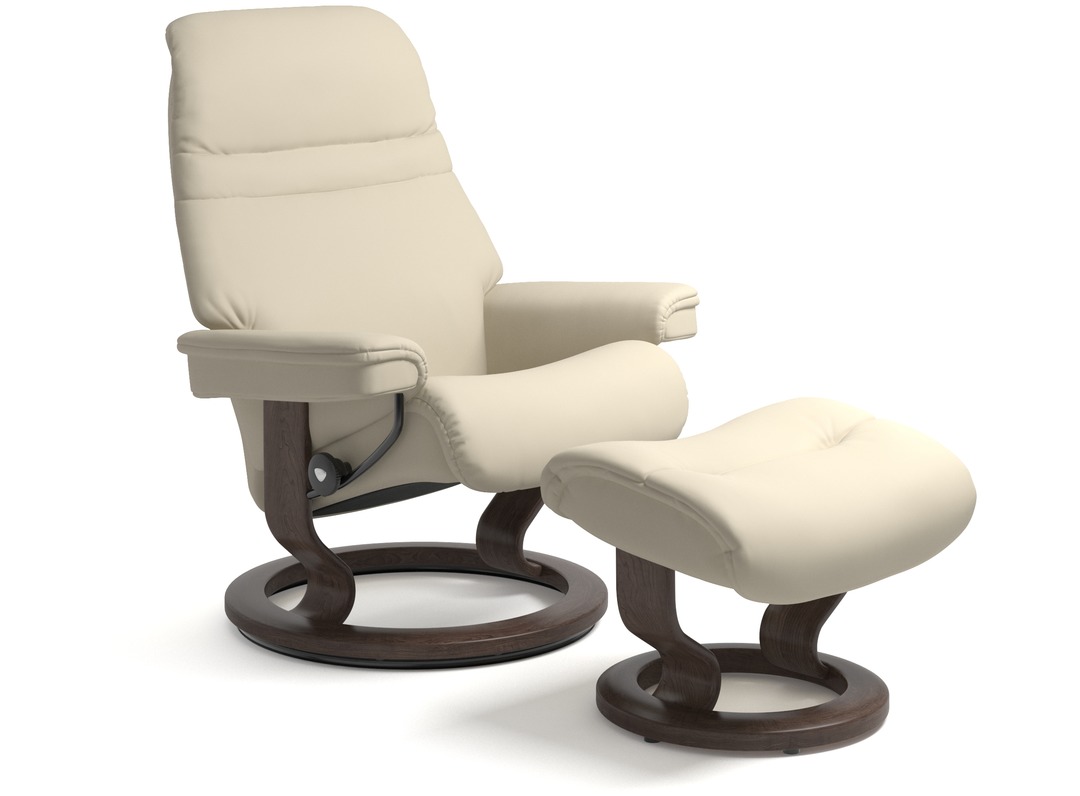 Stressless® Sunrise Leather Recliner - Danske Møbler